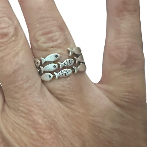 Jewelry | Silver Tiered Fish Ring | Poshmark